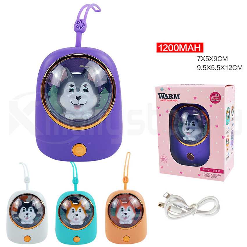 Jual Hand Warmer Penghangat Tangan USB Charge Lampu LED Pemanas