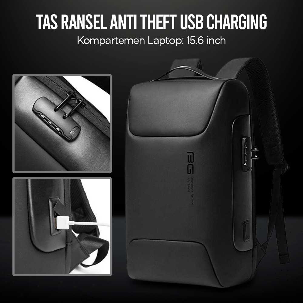Jual BANGE Tas Ransel Laptop Anti Theft USB Charging - BG-7216