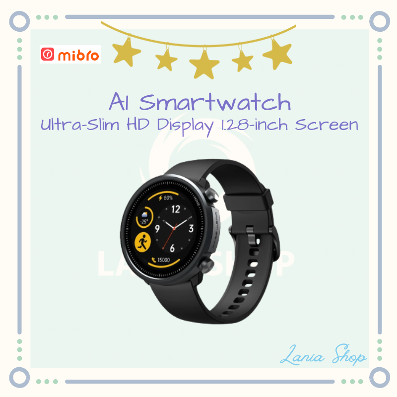 Jual MIBRO A1 Smartwatch - Ultra-Slim Sporty HD Display | Jakmall.com
