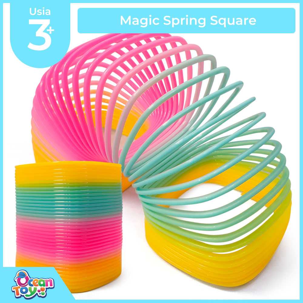 Jual Jumbo Square Spring Rainbow Mainan Anak MCS7610 | Jakmall.com