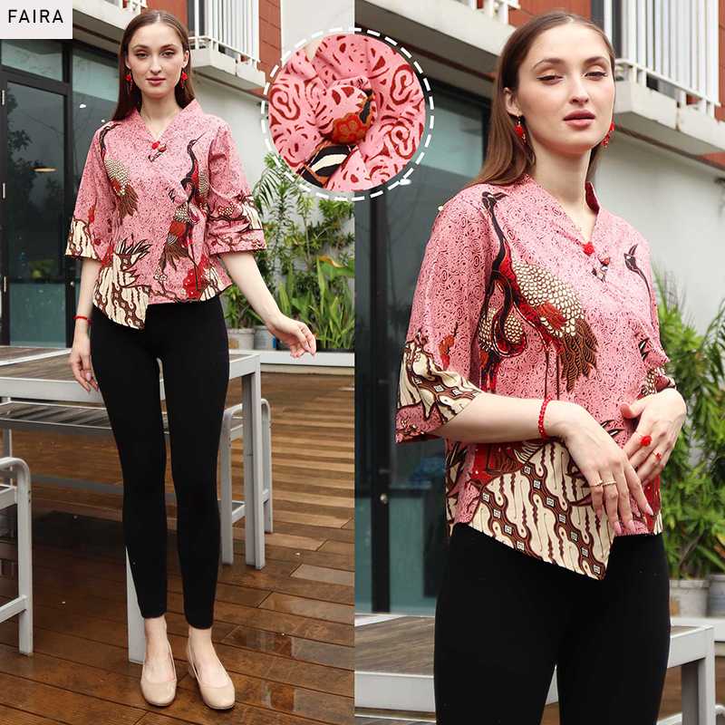 Jual ATASAN BATIK WANITA / BATIK COUPLE / BATIK MODERN / FAIRA