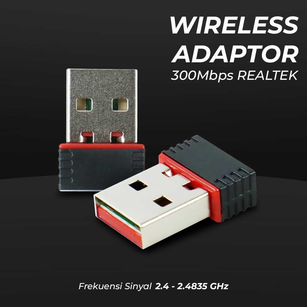 Jual KexTech USB Wireless Adaptor 300Mbps Realtek - LV-UW03