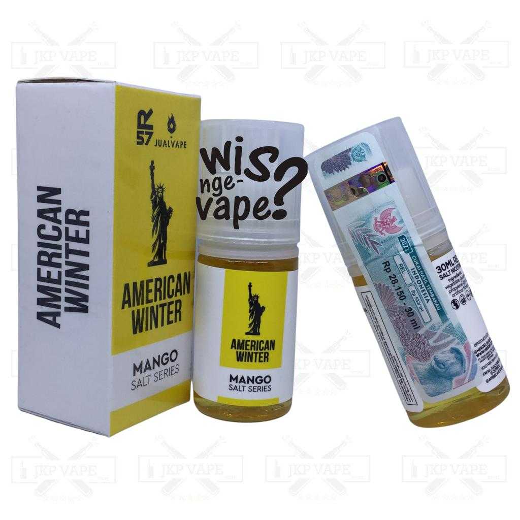 Jual American Winter 30ml - Salt Nic Liquid Vape By JVP x Hero57