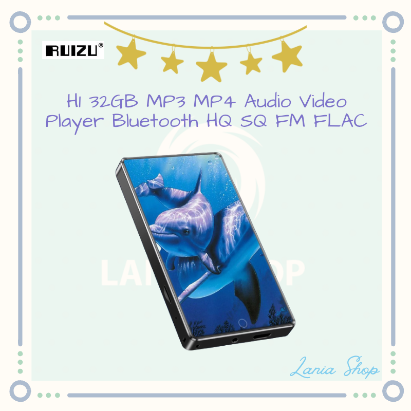 Jual RUIZU H1 32GB MP3 MP4 Audio Video Player Bluetooth HQ SQ FM