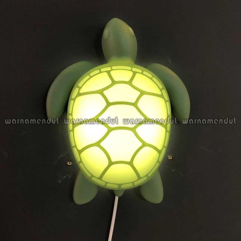 Jual Lampu tidur dinding anak LED penyu hijau WMO IK8688 BLAV