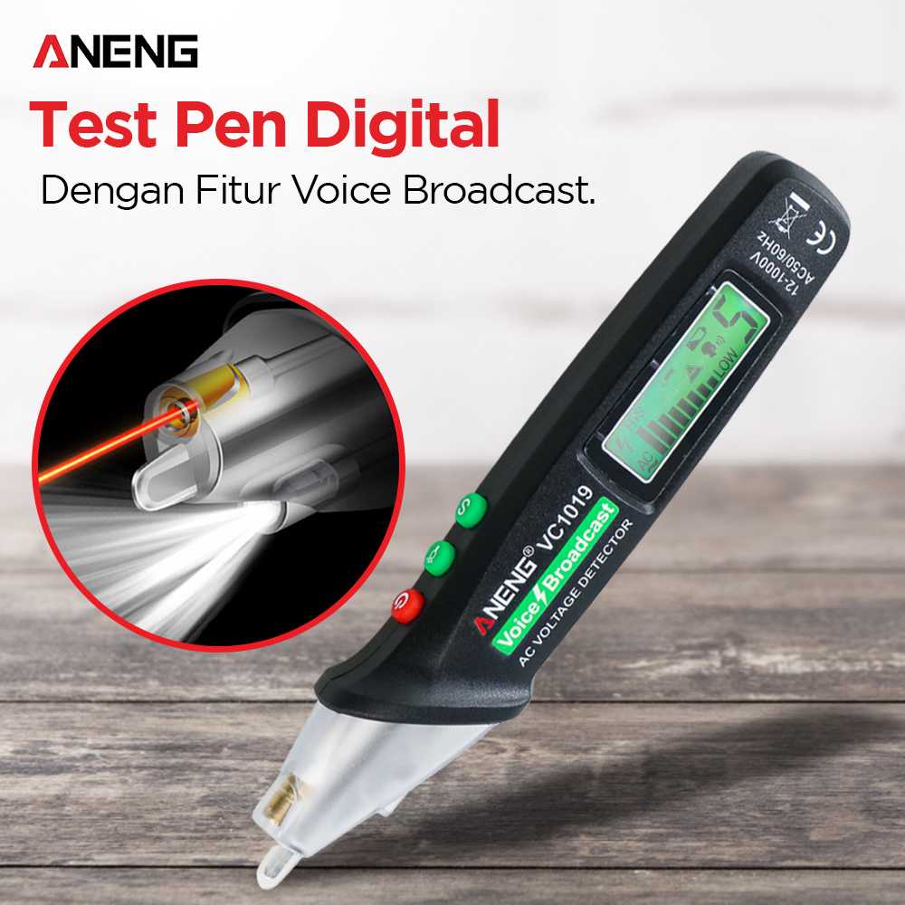 Jual ANENG Tespen Digital Multimeter NCV Voice Broadcast | Jakmall.com