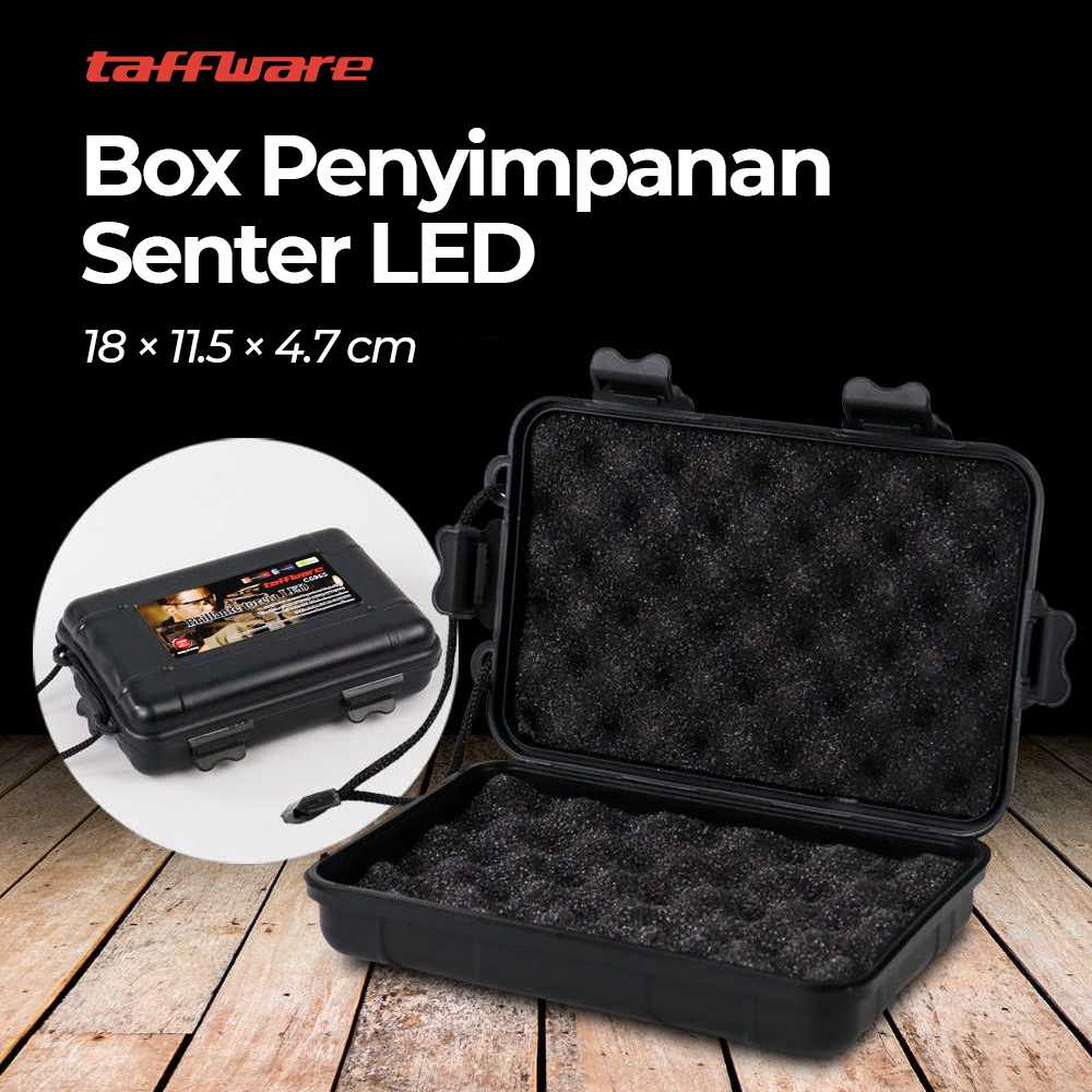 Jual Taffware Kotak Penyimpanan Plastik Senter LED Box | Jakmall.com