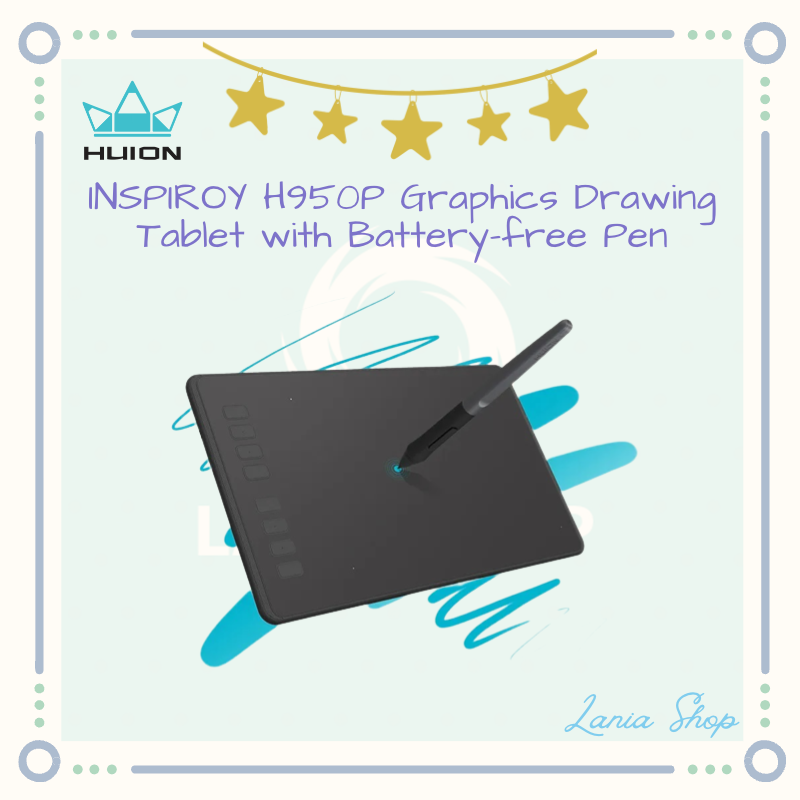 Jual HUION INSPIROY H950P Graphics Drawing Tablet with | Jakmall.com