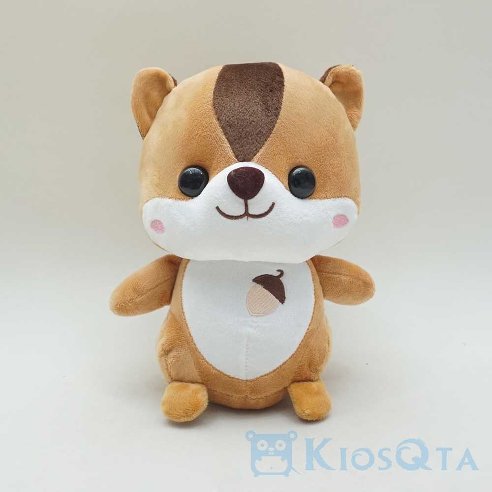 Jual boneka tupai cute squirrel coklat ukuran medium FEB | Jakmall.com