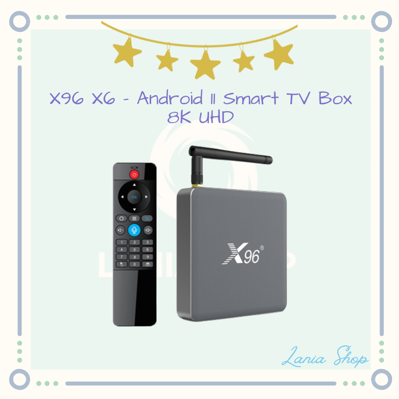 Jual X96 X6 - Android 11 Smart TV Box 8K UHD | Jakmall.com
