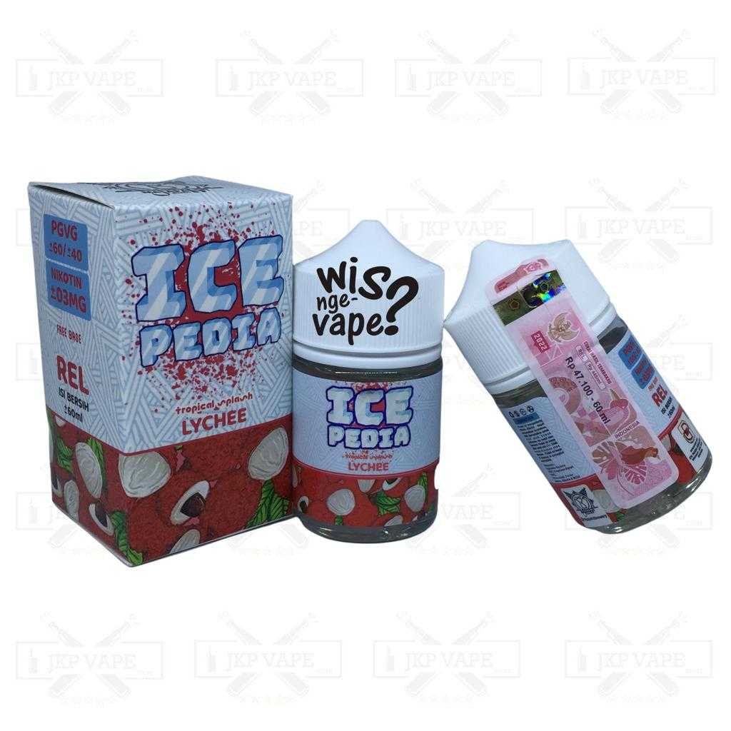 Jual Icepedia Lychee 60ml - Ice Pedia Liquid Vape By Majapahit
