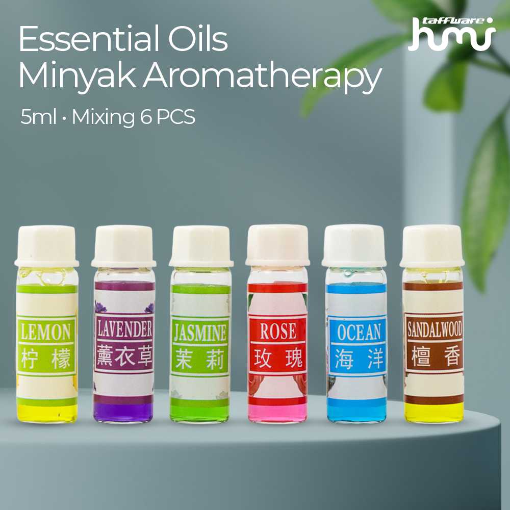 Jual Taffware HUMI Essential Oils Minyak Aromatherapy 5ml Mixing