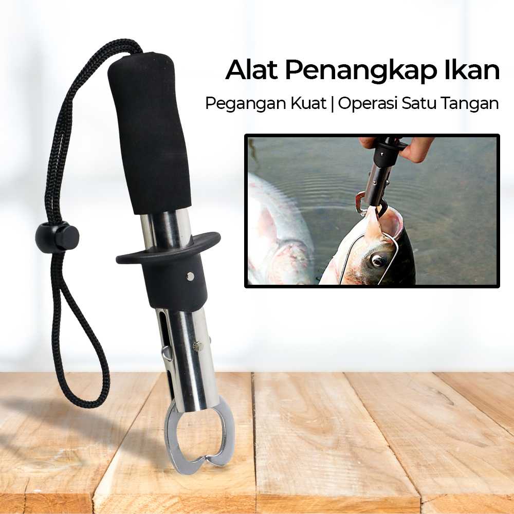 Jual TeeWap Alat Penangkap Ikan Fish Grip Lip Grabber Fishing
