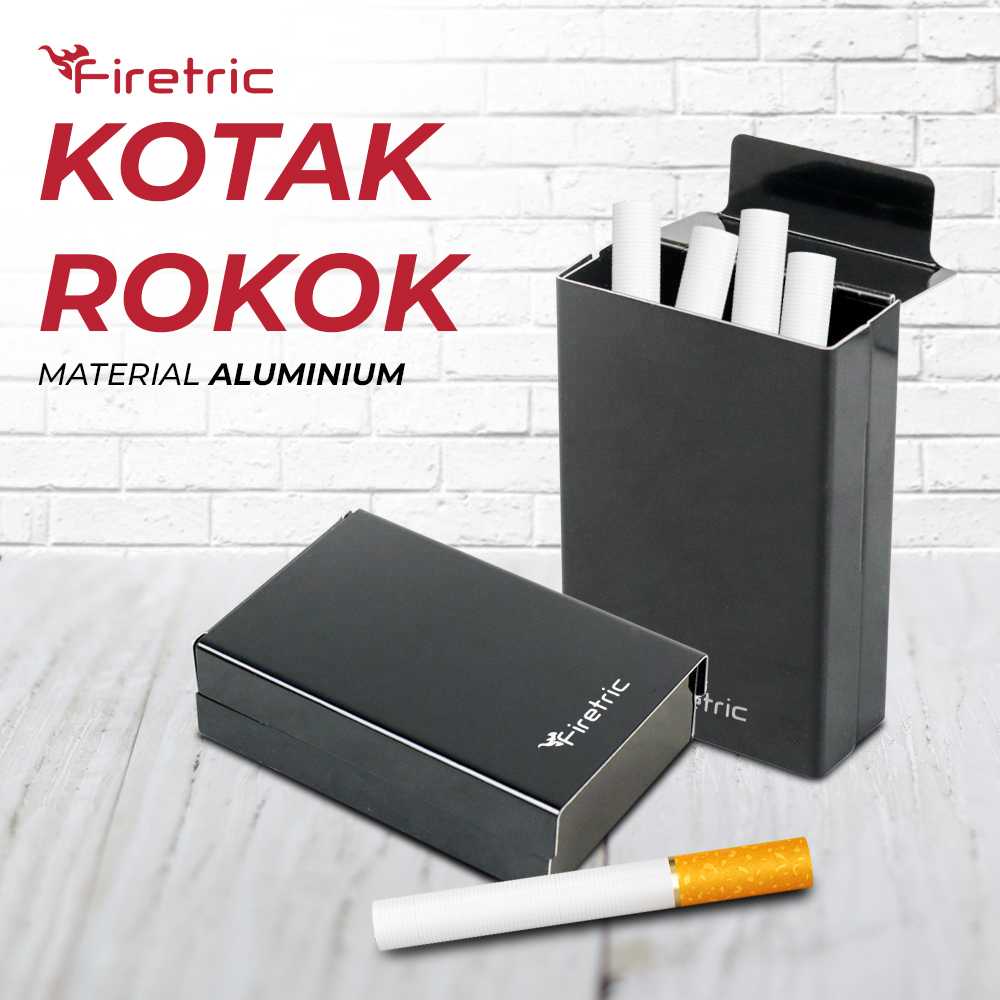 Jual Firetric Kotak Bungkus Rokok Aluminium Slider Cigarette