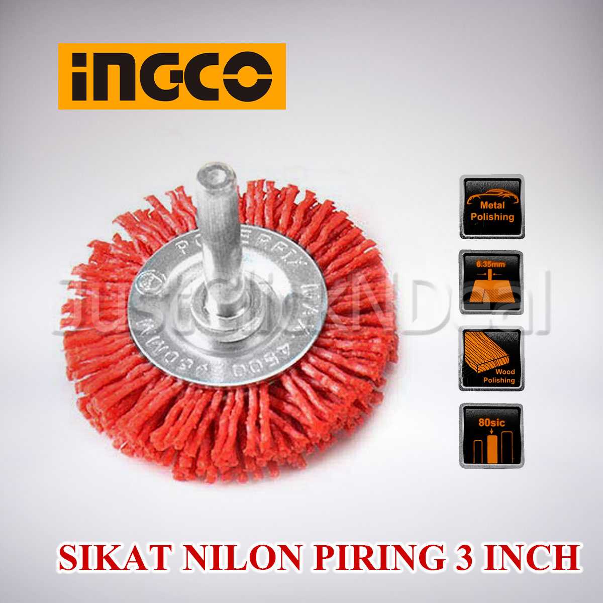 Jual Ingco Mata Bor Sikat Piring Nilon 3 4 Inch Nylon Circular