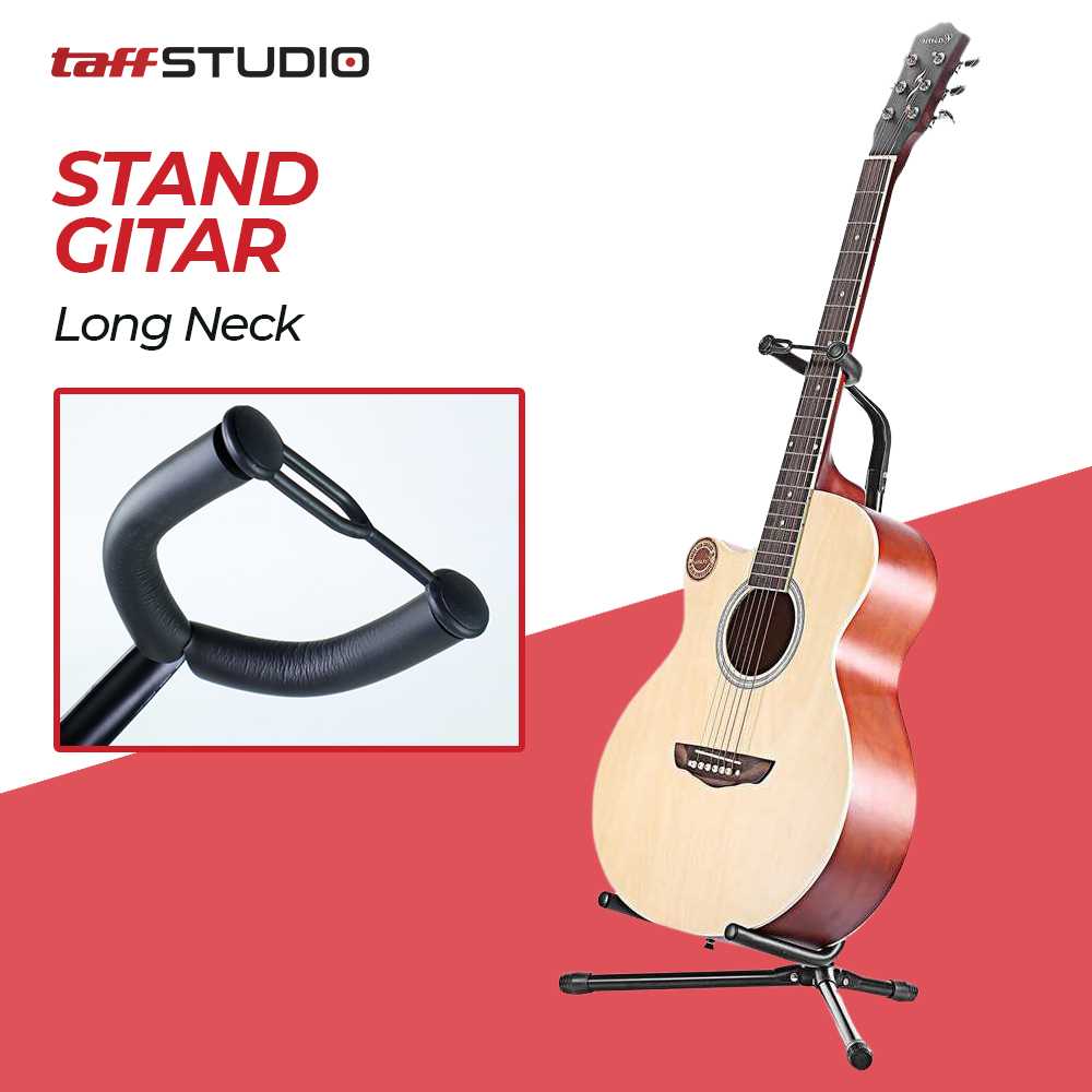 Jual TaffSTUDIO Stand Gitar Long Neck Adjustable Guitar Stand