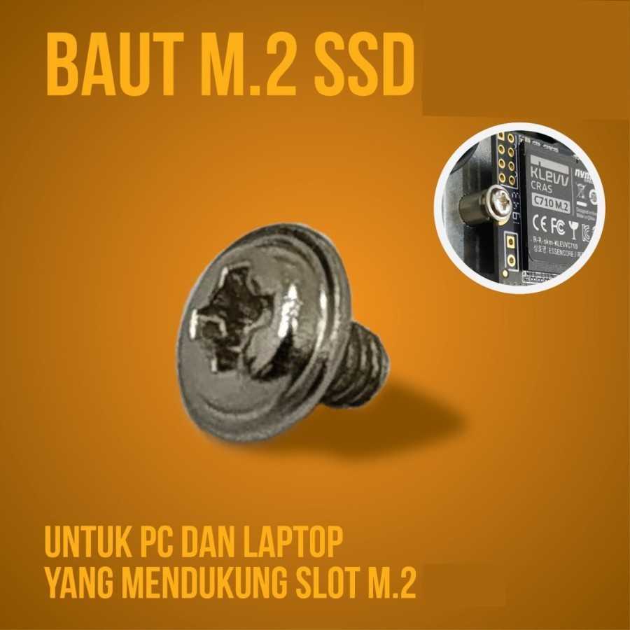 Jual Baut SSD M.2 SATA NVMe Skrup Sekrup Screw Mur SSD M2 NGFF