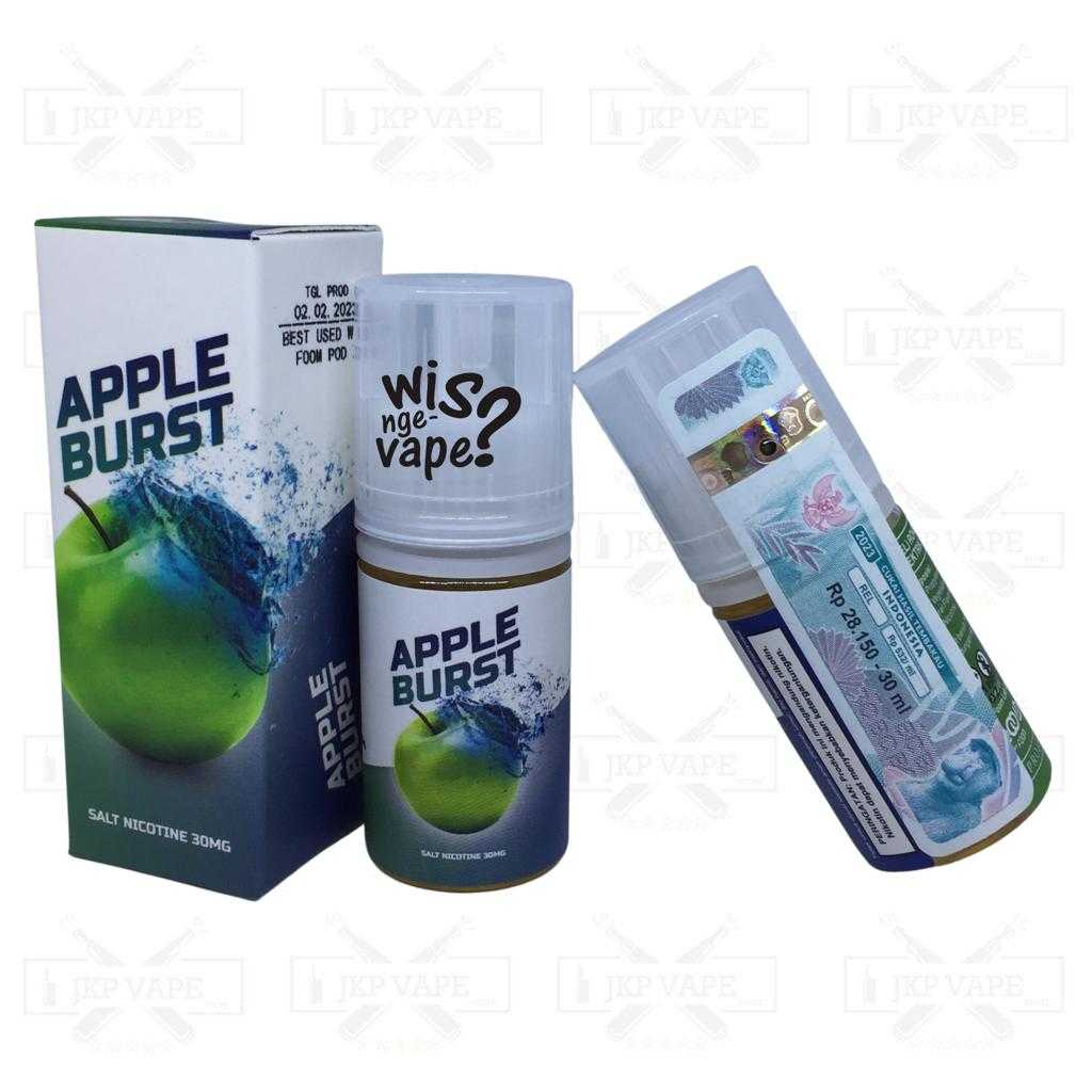 Jual Foom Apple Burst 30ml - Liquid Vape Saltnic | Jakmall.com