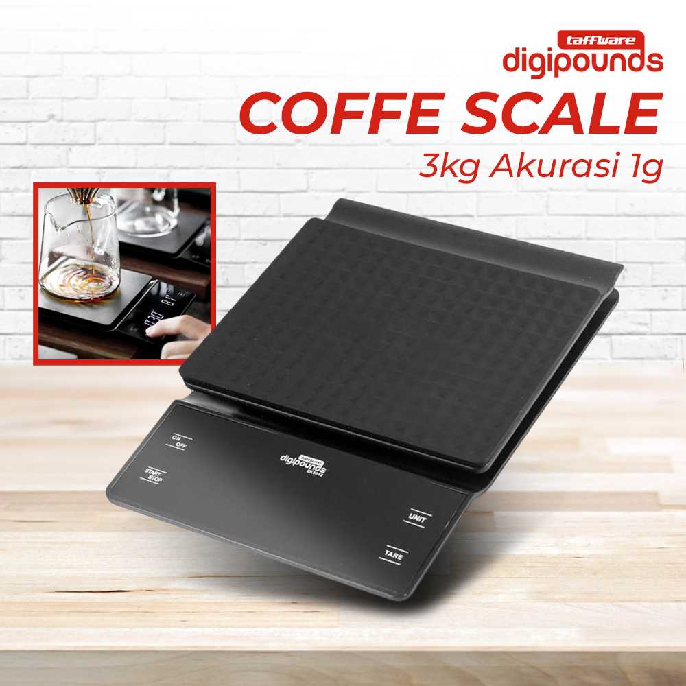 Jual Taffware Digipounds Timbangan Kopi Digital Coffee Scale 3kg