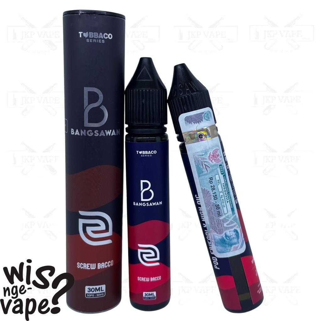 Jual Bangsawan Screwbacco 30ml - Pods Friendly Liquid Vape By JRX