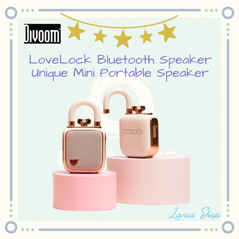 Jual DIVOOM LoveLock Bluetooth Speaker - Unique Mini Portable