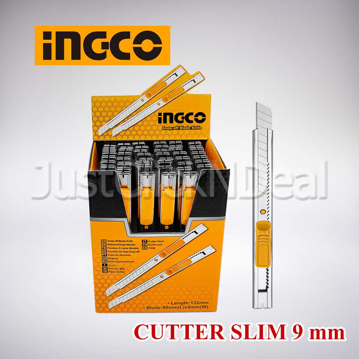 Jual Ingco Pisau Cutter Kecil Slim 9 mm | Jakmall.com