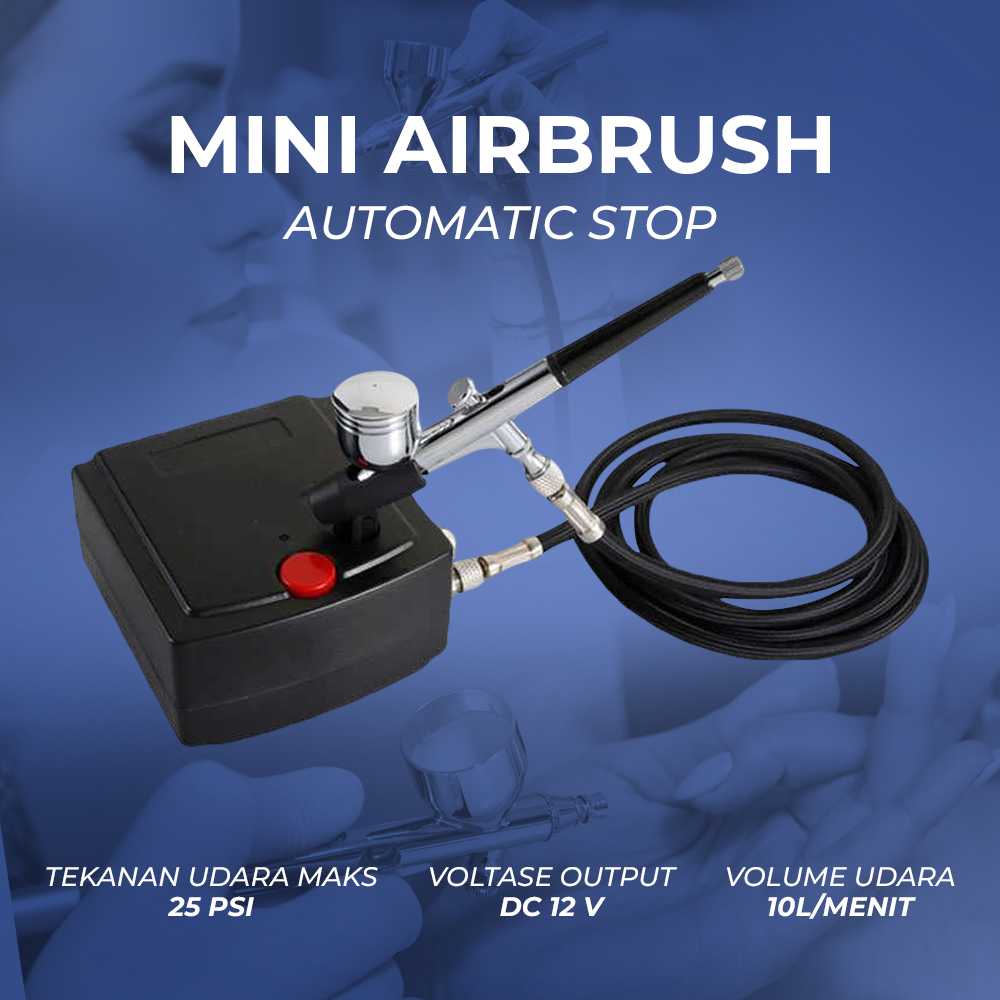 Jual Humble Mini Airbrush Automatic Stop Double Action Spray