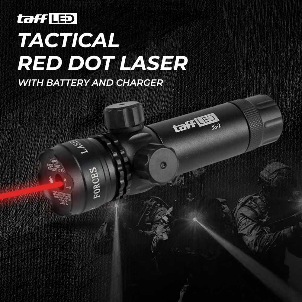 Jual TaffLED Tactical Red Dot Laser Gun Scope with Baterry and