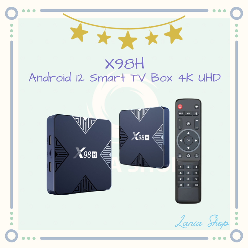 Jual X98H - Android 12 Smart Android TV Box 4K UHD | Jakmall.com