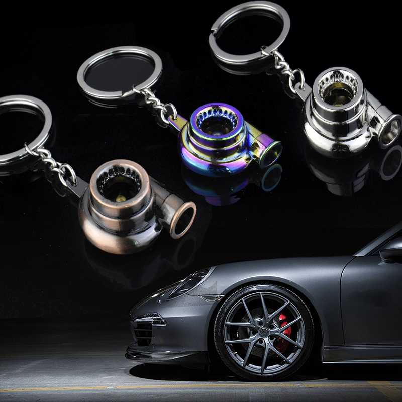 Jual YLCar Gantungan Kunci Model Turbo Mobil Car Engine Keychain