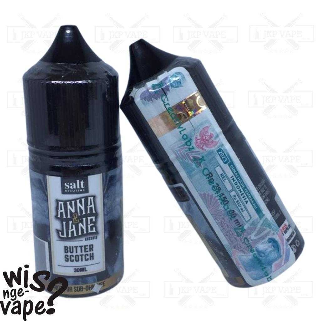 Jual Anna and Jane Butterscotch Original 30ml - Salt Nic Liquid