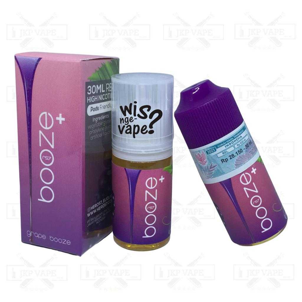 Jual Booze Grape 30ml - Pods Friendly Liquid Vape By Hero57 x
