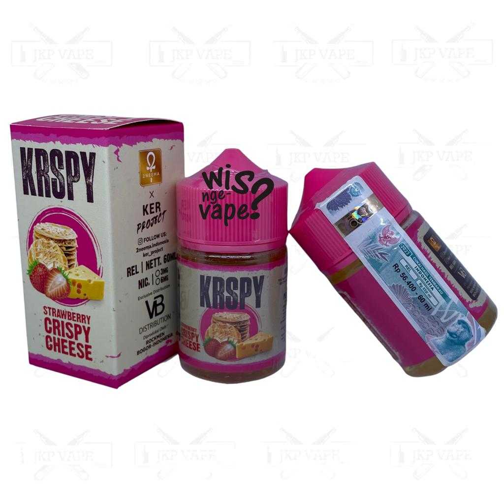 Jual KRSPY Strawberry Crispy Cheese 60ml - Liquid KRSPY V2 By