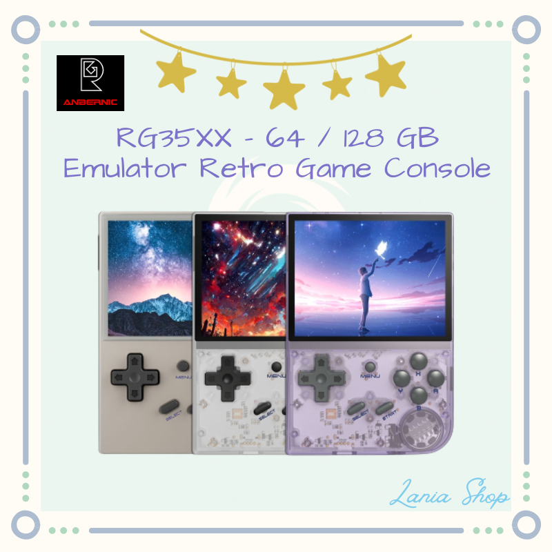 Jual ANBERNIC RG35XX Emulator Retro Game Console 3.5-inch IPS