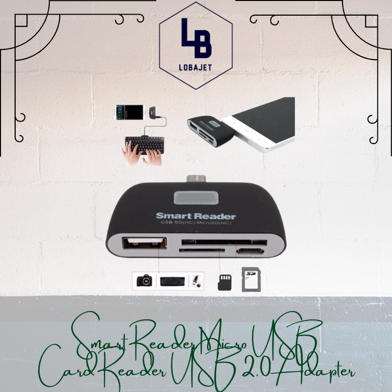Jual Smart Reader OTG Micro USB SD TF Card Reader USB 2.0