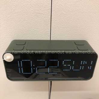 Jual Jam beker digital hijau tua ukuran 20x8 cm WMO IK11710