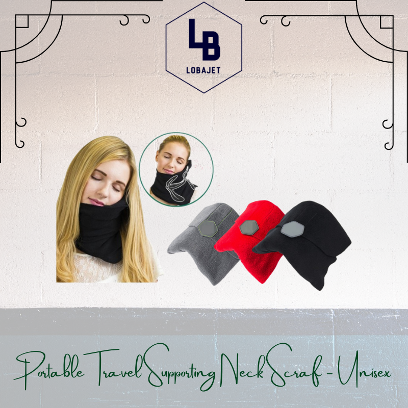 Jual Portable Unisex Super Soft Neck Support Travel Pillow
