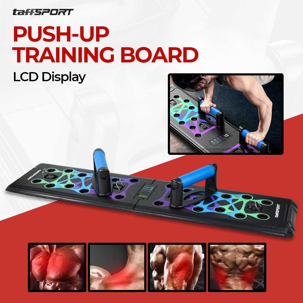 Jual TaffSPORT Push Up Training Board Counter Display with Pull