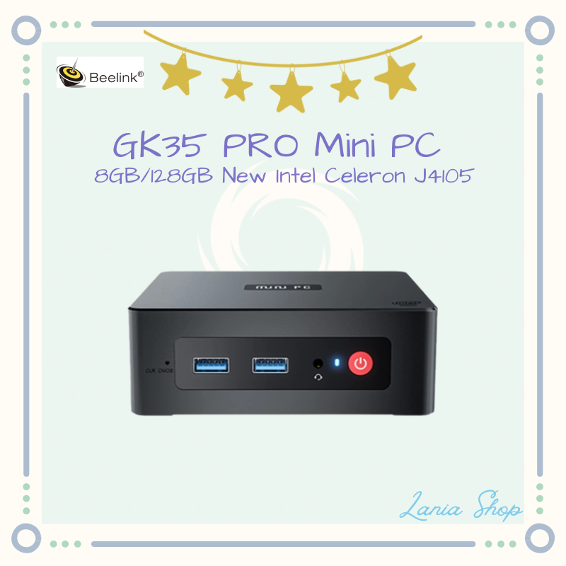 Jual BEELINK GK35 PRO Mini PC - RAM 8GB ROM 128GB - New Intel