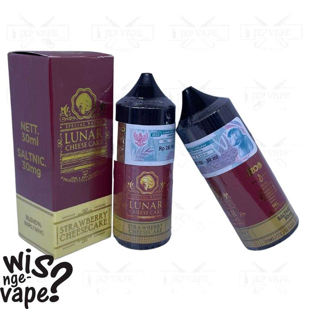 Jual Hexohm Lunar Strawberry Cheesecake 30ml - Saltnic Liquid By