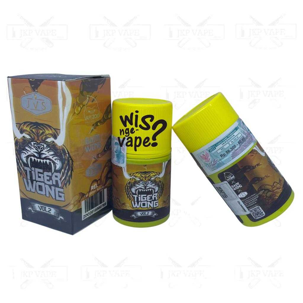 Jual Tiger Wong V2 Mango Blast 60ml - Liquid Vape By Baim x Zoo