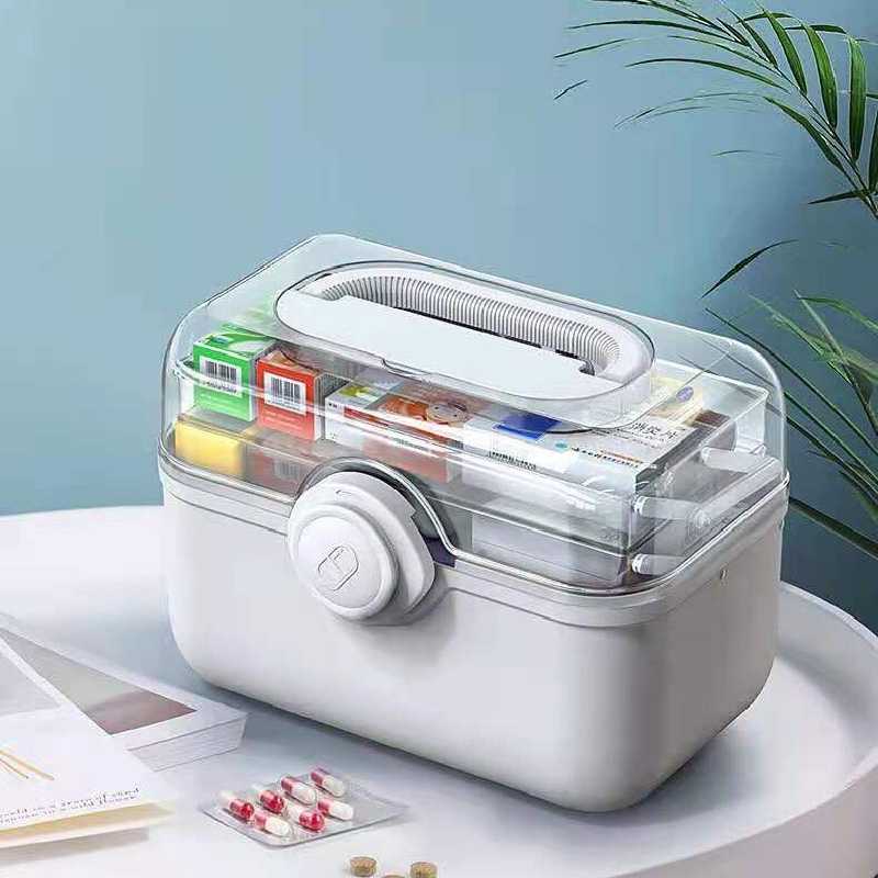 Jual HMEILY Kotak Obat Keluarga Multi Layer Medicine Box - HM1