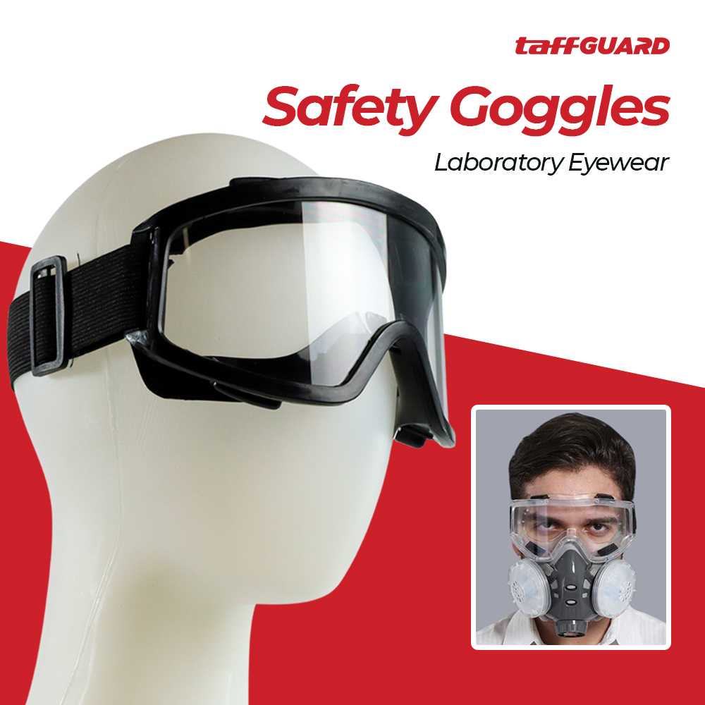 Jual TaffGUARD Kacamata Safety Goggles Work Laboratory Eyewar