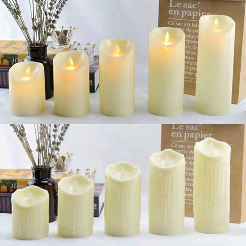 Jual XmasL Lampu LED Flameless Flickering Glossy Candles Light