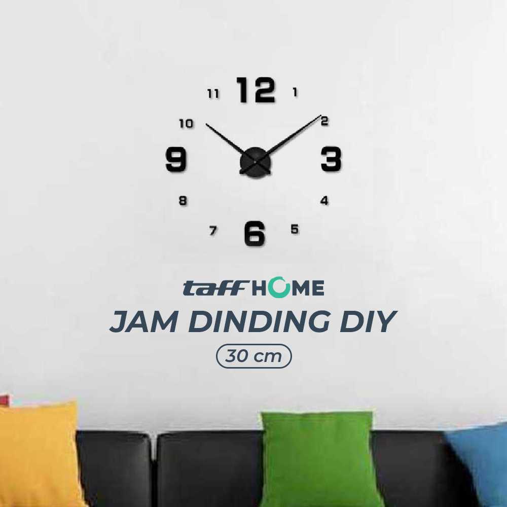 Jual TaffHOME Jam Dinding Besar DIY Giant Wall Clock Sangtai