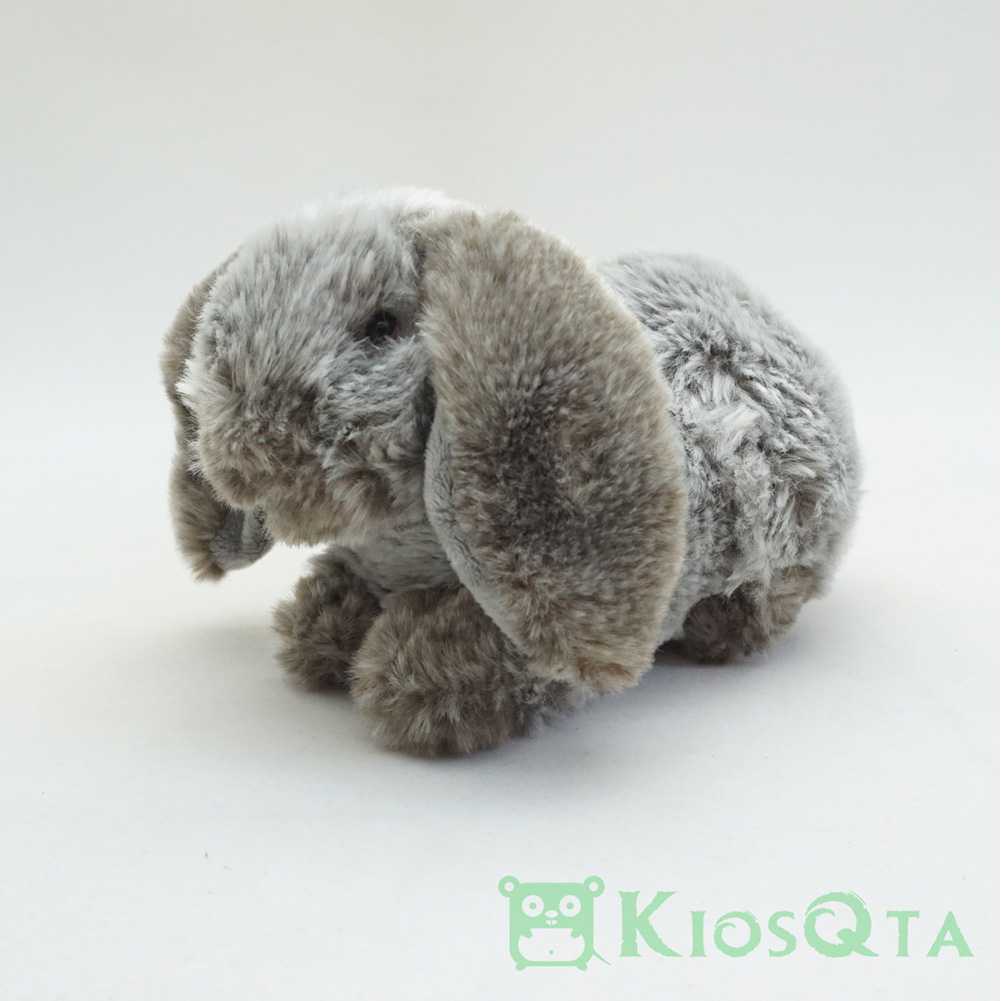 Jual boneka kelinci telinga panjang abu abu cute rabbit medium