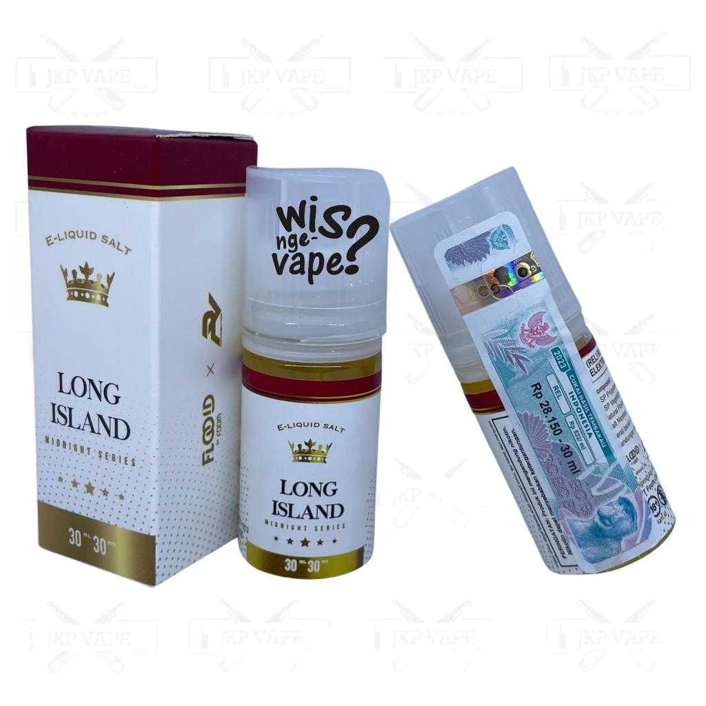 Jual Foom Long Island 30ml - Salt Nic Midnight Series by Flooid