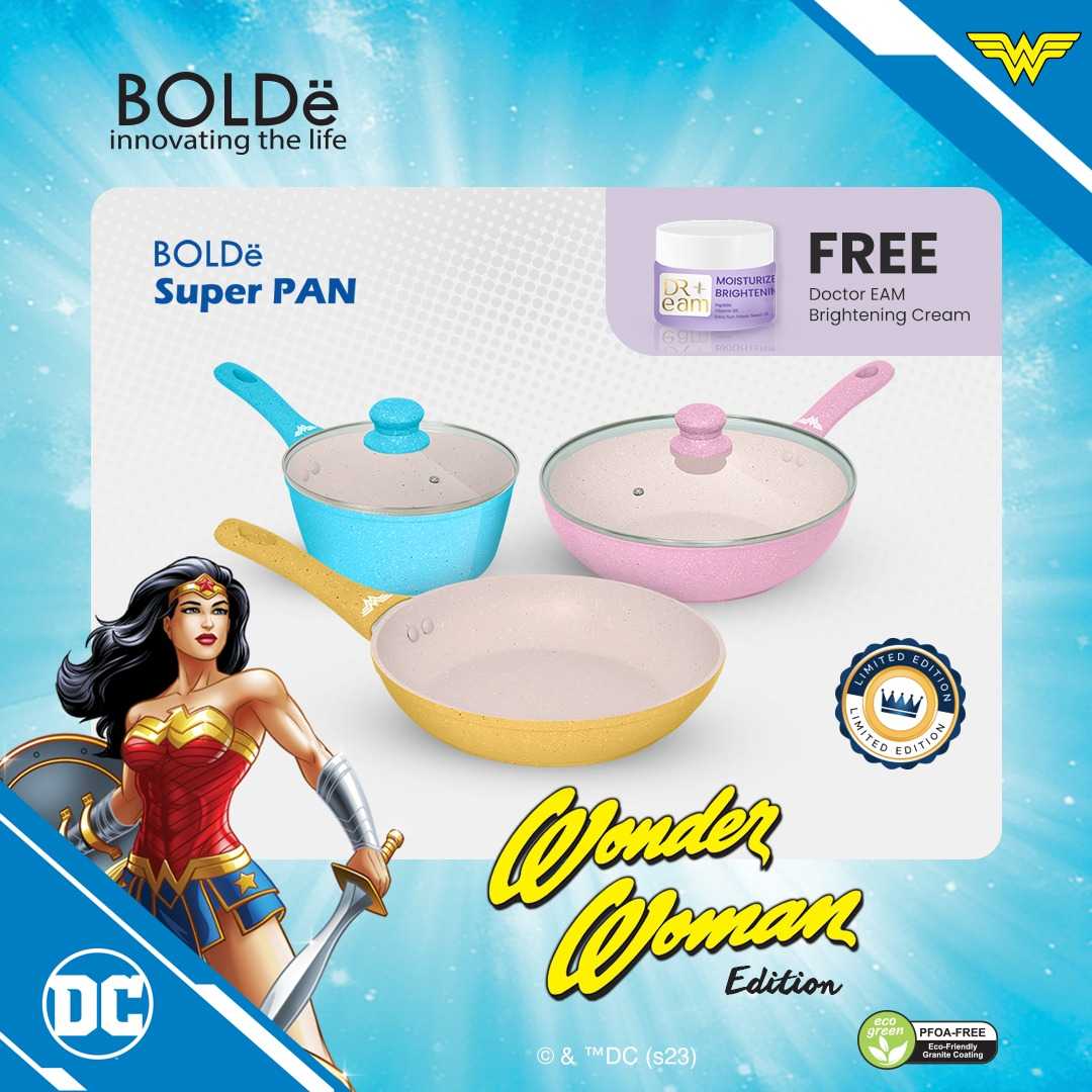 Jual BOLDe Super Pan WonderWoman Set 5pcs Free Doctor Eam