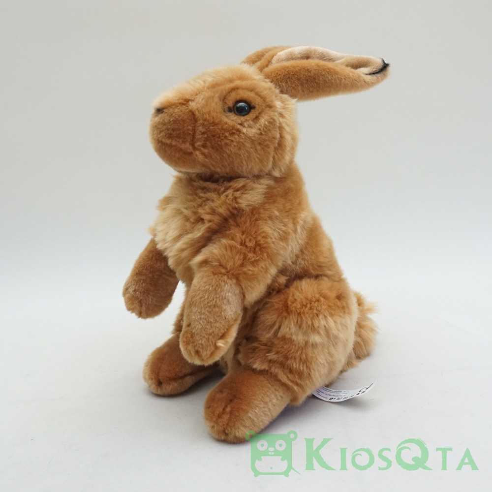 Jual boneka kelinci duduk coklat cute rabbit medium AP 67