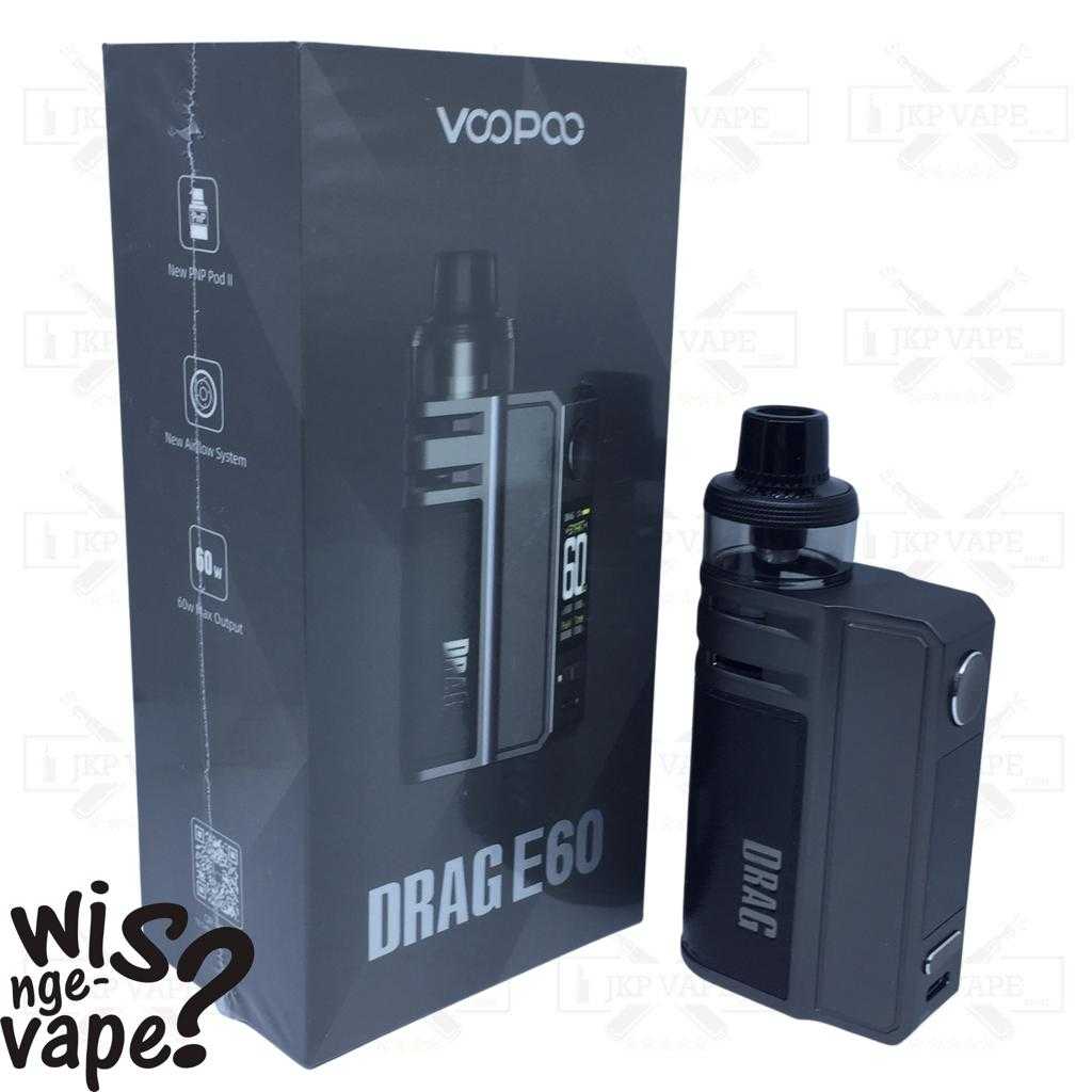 Jual Voopoo Drag E60 Kit 60W 2550Mah Authentic Pod Kit | Jakmall.com